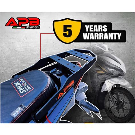 Honda Click 125 150 Apb Monorack Bracket Shopee Philippines