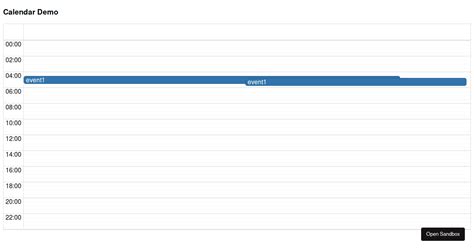 React Big Calendar Issue Codesandbox