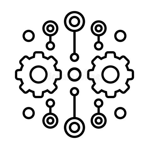 Integration Vector Icon Automation Concept Illustration Sign Software