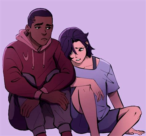 Duke Thomas And Cassandra Cain Sit Beside Each Other With Sad