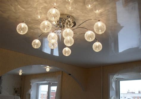 Какие люстры подходят для натяжного потолка, советы по выбору люстры ...