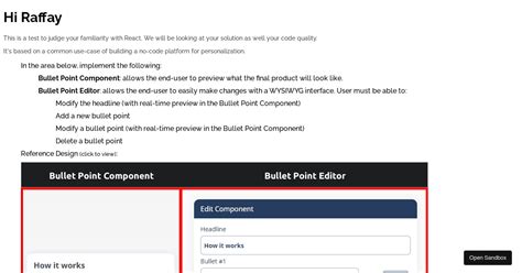 React Typescript Codesandbox