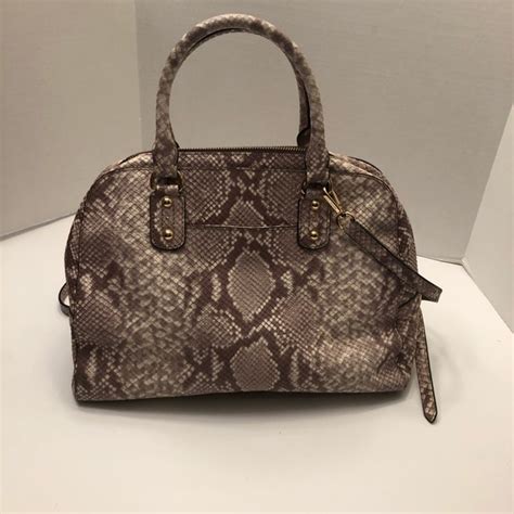 Michael Kors Bags Michael Kors Embossed Python Purse Poshmark