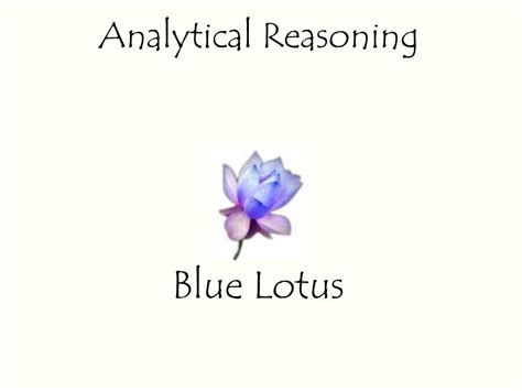 PPT Analytical Reasoning PowerPoint Presentation Free Download ID