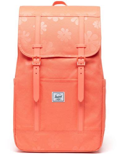 Orange Herschel Supply Co Backpacks For Women Lyst