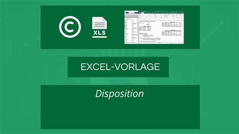 Excel Disposition Vorlage