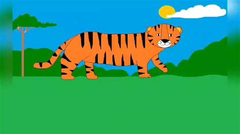 آموزش نقاشی ببر برای کودکان