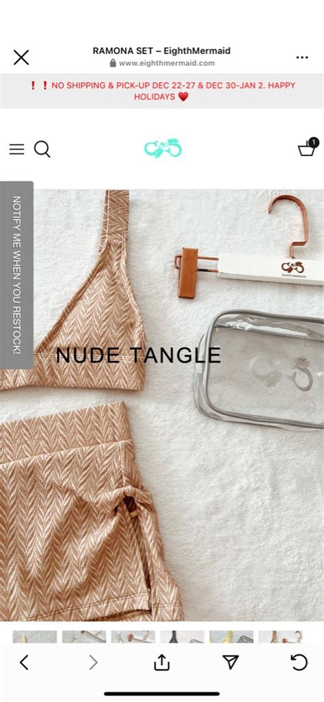Looking For Eight Mermaid Nude Tangle Womens Fashion Swimwear