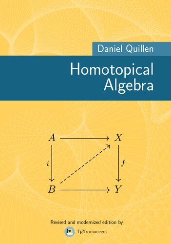 Homotopical Algebra Pdfepub Version Controses Store