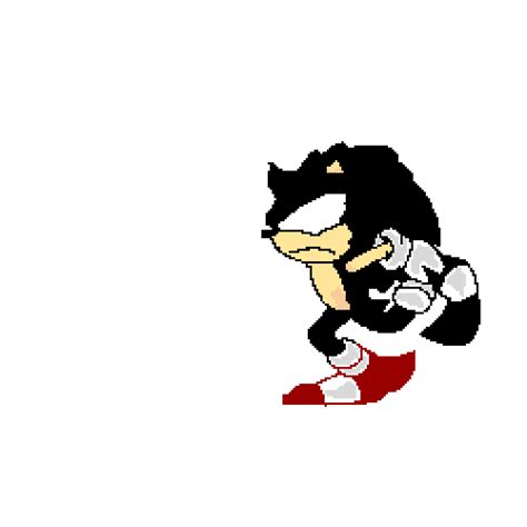 Dark Sonic Pixel Art