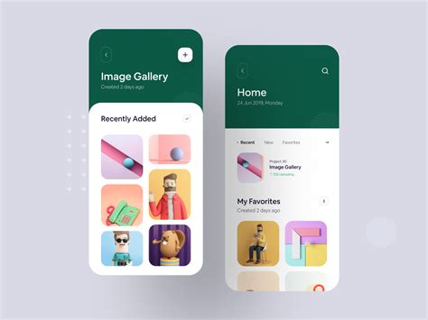 Image Gallery Ios App Concept By Ofspace Ux Ui On Dribbble