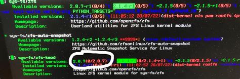 what is the 0 before version number mean package not in the portage