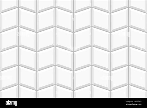 White Rhombus Tile Background Pavement Seamless Pattern Kitchen