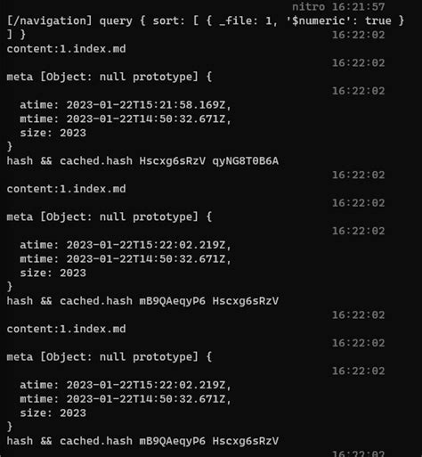 request to db is very long · issue 1651 · nuxt content · github
