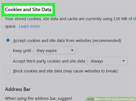 5 Ways To Clear Cache And Cookies WikiHow