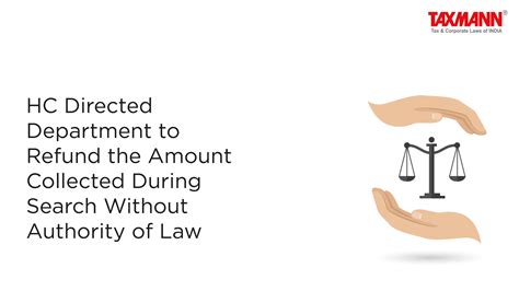 Hc Directed Department To Refund The Amount Collected During Search Without Authority Of Law