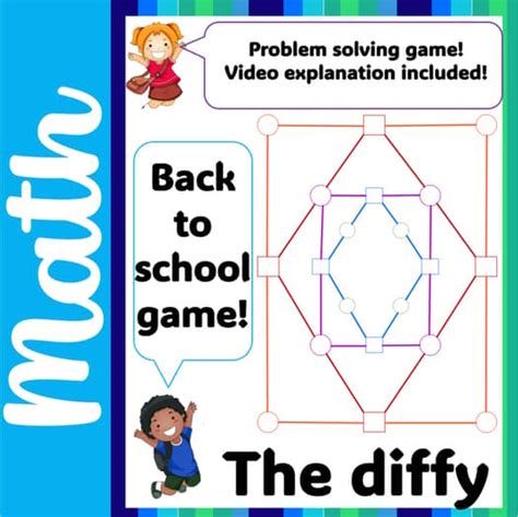 Free Subtraction Game For All Grades The Diffy Math Puzzle Crit