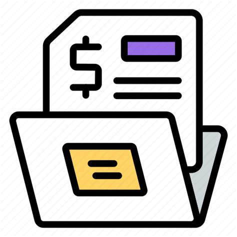 Financial Folder Document Case Portfolio Binder File Icon Download On Iconfinder
