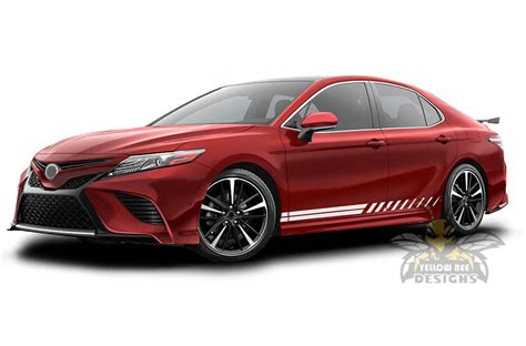 Side Toyota Stripes Graphics Vinyl Compatible Decals For Toyota Camry