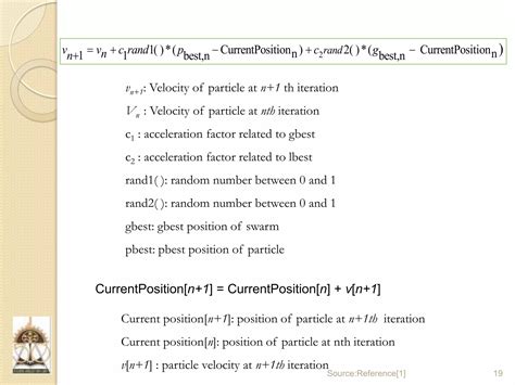 Particle Swarm Optimization And Its Applications In Electromagnetics Ppt