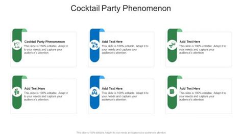 Cocktail Party Phenomenon Powerpoint Templates Slides And Graphics