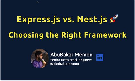 Expressjs Vs Nestjs — Choosing The Right Framework For Your Nodejs
