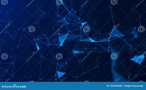 Abstract Blue Digital Background Big Data Visualization Science Background Big Data Complex