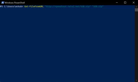 Downloading Large Files In Windows Command Prompt Powershell Stack Overflow
