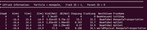 Lowering The Step Size In A Particular G4 Geometry Particles Track