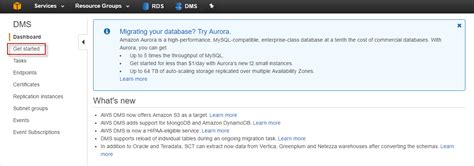 Oracle To Aurora Using Data Migration Services Dms My Tech Blog