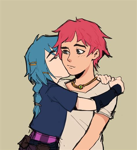 Vi And Powder League Of Legends And 1 More Drawn By Moochuhmooch