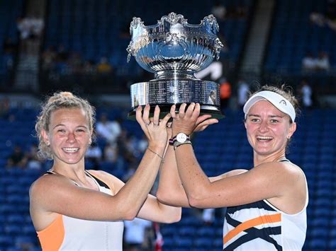 Krejcikova Siniakova Claim Open Doubles The Canberra Times