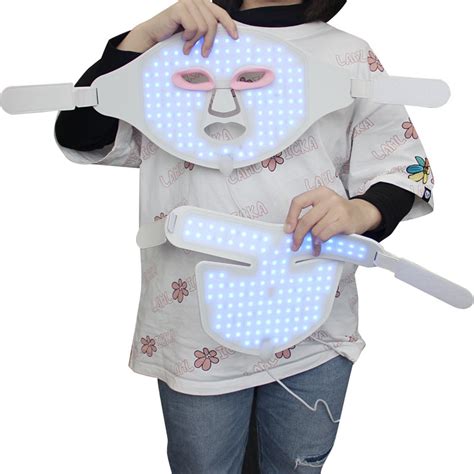 Badu Bg 2022 7 цветна силиконова светодиодна маска за лице Led Photon Red Light Therapy Mask за