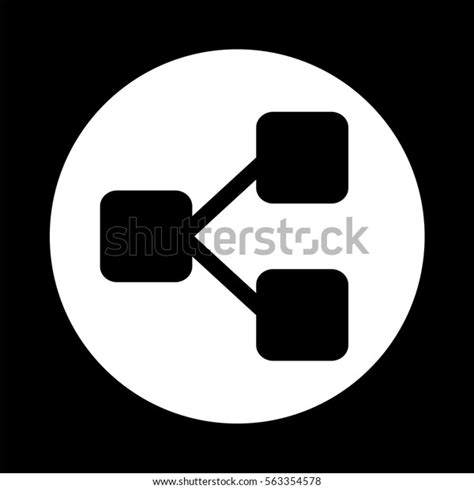 Tree Structure Icon Stock Vector Royalty Free 563354578 Shutterstock