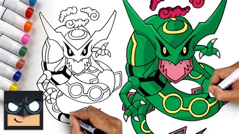 How To Draw Rayquaza