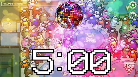 5 Minute Timer With Music For Classroom Among Us Timer Topia