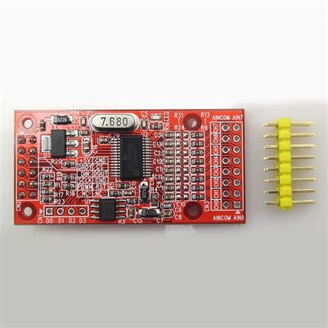 ADS1256 8 Channel 24 Bits ADC Data Acquisition Module Gaining Can Be Programmed SPI Interface