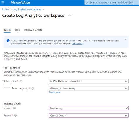 Deploy A Log Analytics Workspace Azuretracks
