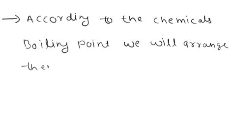 SOLVED Rank H S H O H Se In Order Of Increasing Boiling Point A H S