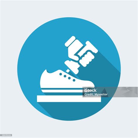 하나의 고립 된 신발 수리 아이콘의 벡터 일러스트 레이 션 공예에 대한 스톡 벡터 아트 및 기타 이미지 공예 단일 객체 벡터 Istock