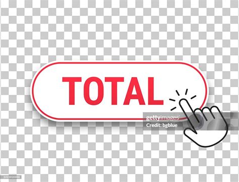 Total 3d Click Web Button With Hand Cursor On Blank Background High Res