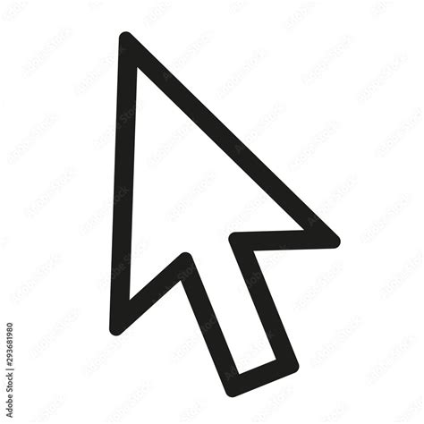 cursor mouse arrow icon computer mouse pointer click variations 素材庫向量圖 adobe stock