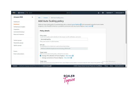 Aurora Replicas Scaler Topics