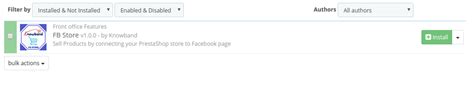 Prestashop Facebook Store Addon By Knowband User Manual