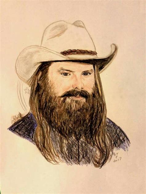 Chris Stapleton Caricature Sketches Art