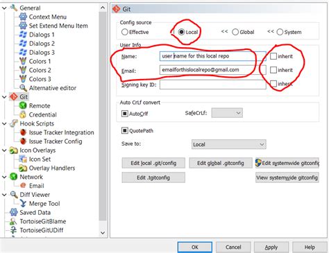 Git How To Change Github Account On Tortoisegit Stack Overflow