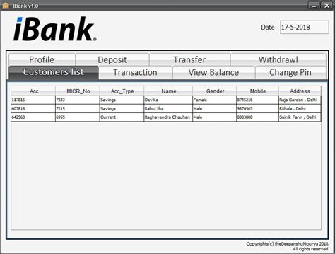 Bank Account Management System In Java Ferapi
