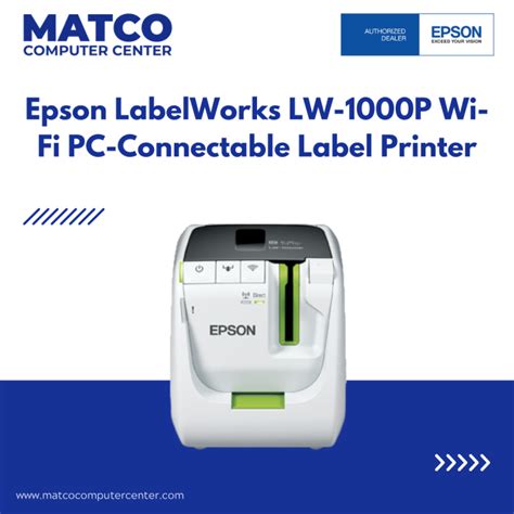 Epson Labelworks Lw 1000p Wi Fi Pc Connectable Label Printer Lazada Ph
