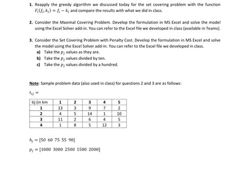 Solved 1 ﻿reapply The Greedy Algorithm We Discussed Today
