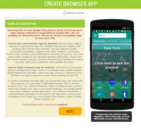 What Is An Android App Template Mobile App Template Free Download